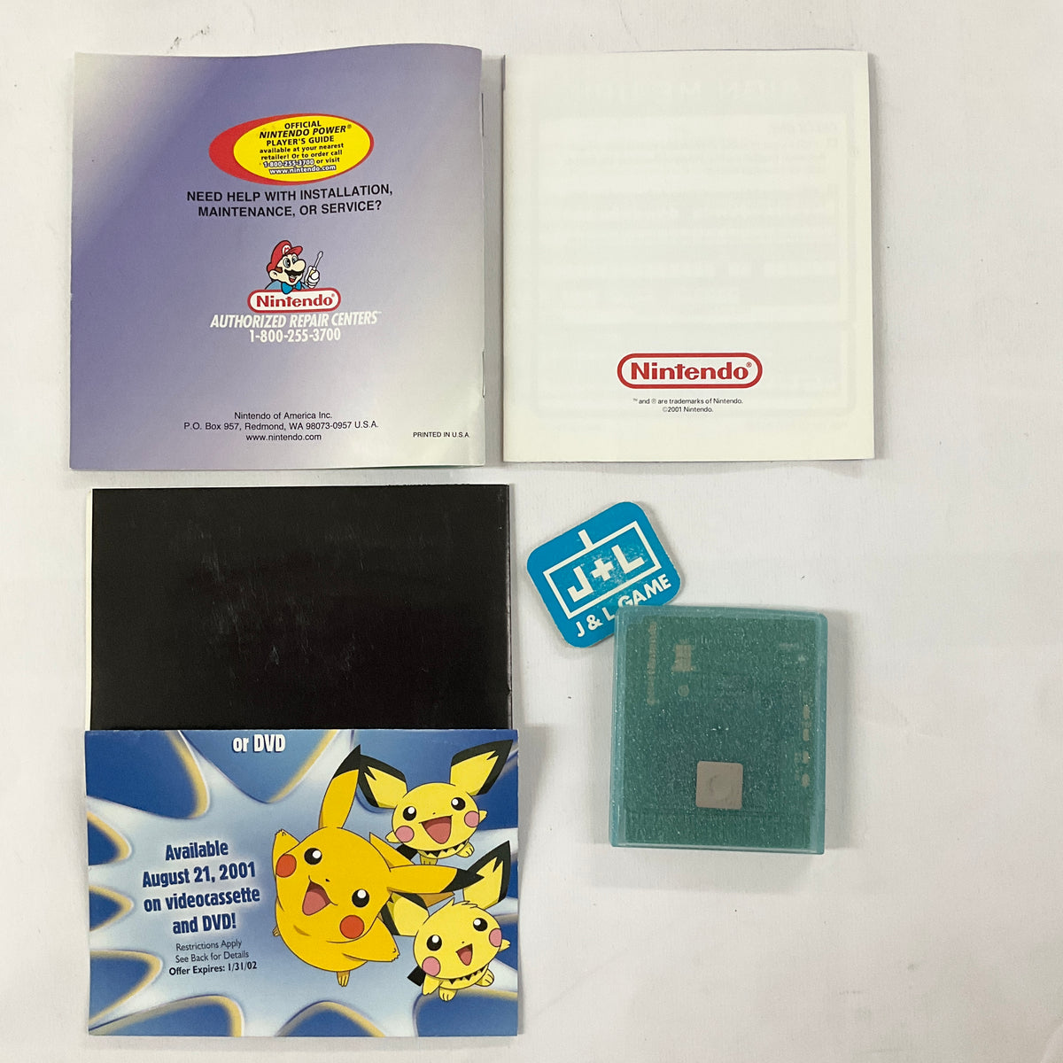 Pokemon Crystal Version - (GBC) Game Boy Color [Pre-Owned] | J&L Game