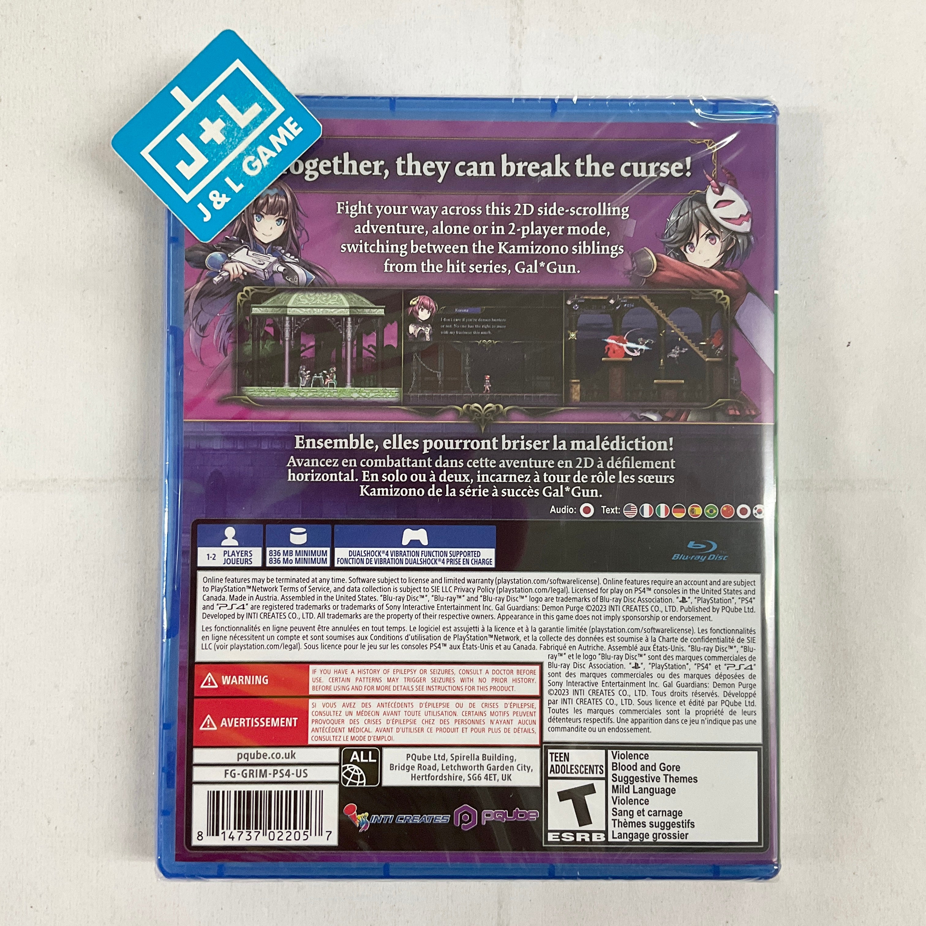 Gal Guardians: Demon Purge - (PS4) PlayStation 4 | J&L Game