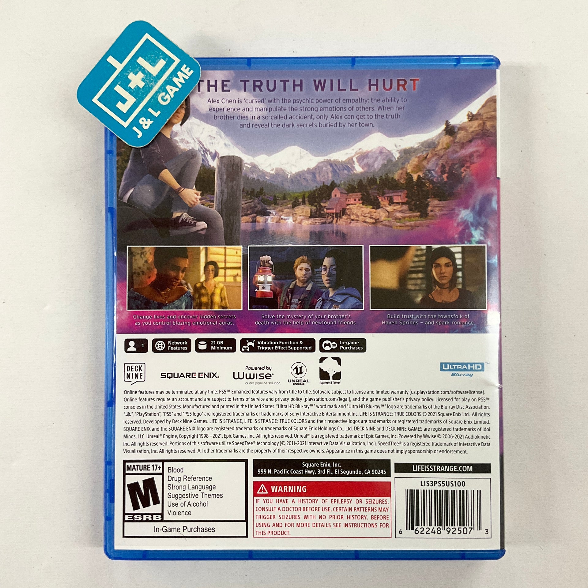Life is Strange: True Colors - (PS5) PlayStation 5 [Pre-Owned] | J&L Game