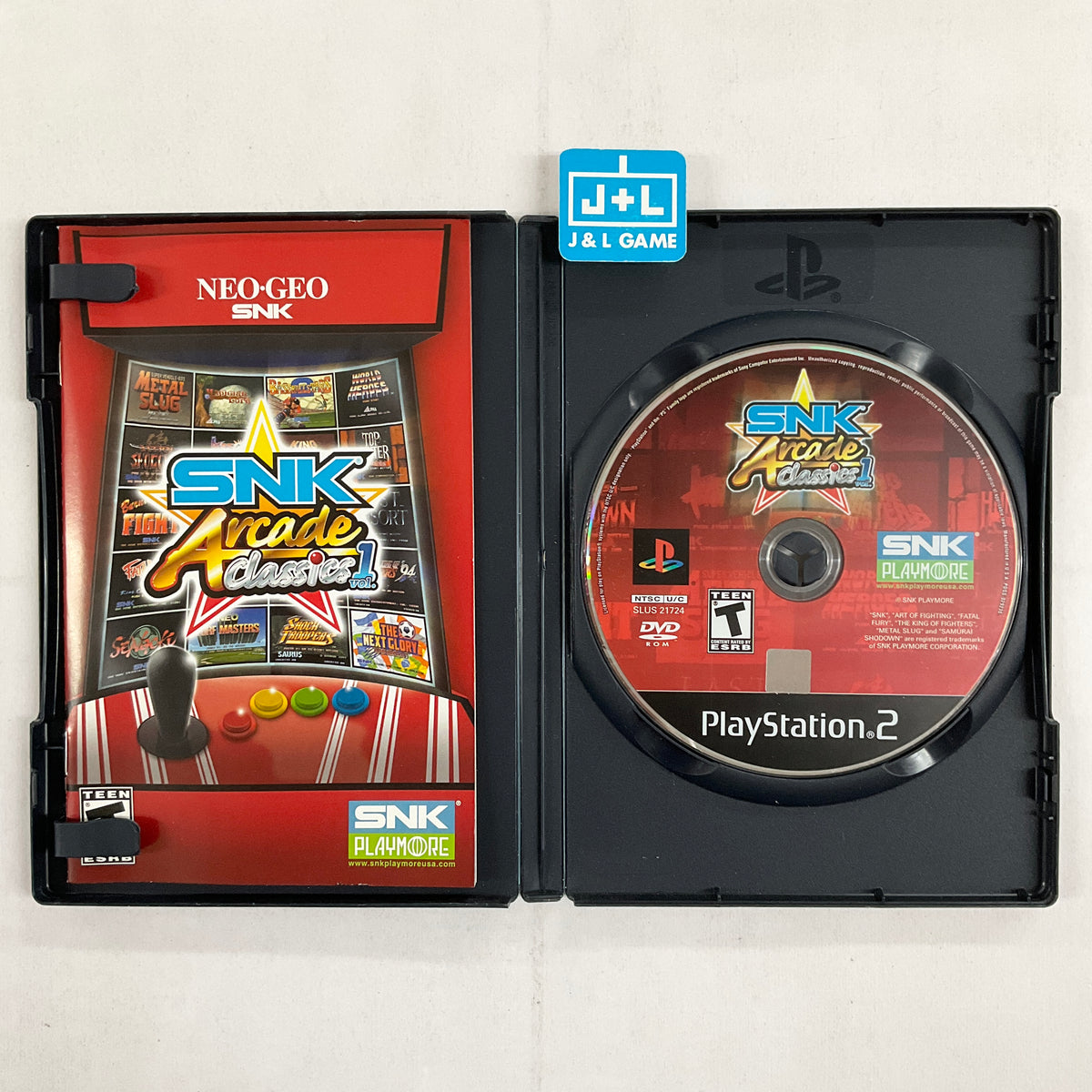 SNK Arcade Classics Vol. 1 - (PS2) PlayStation 2 [Pre-Owned] | J&L Game