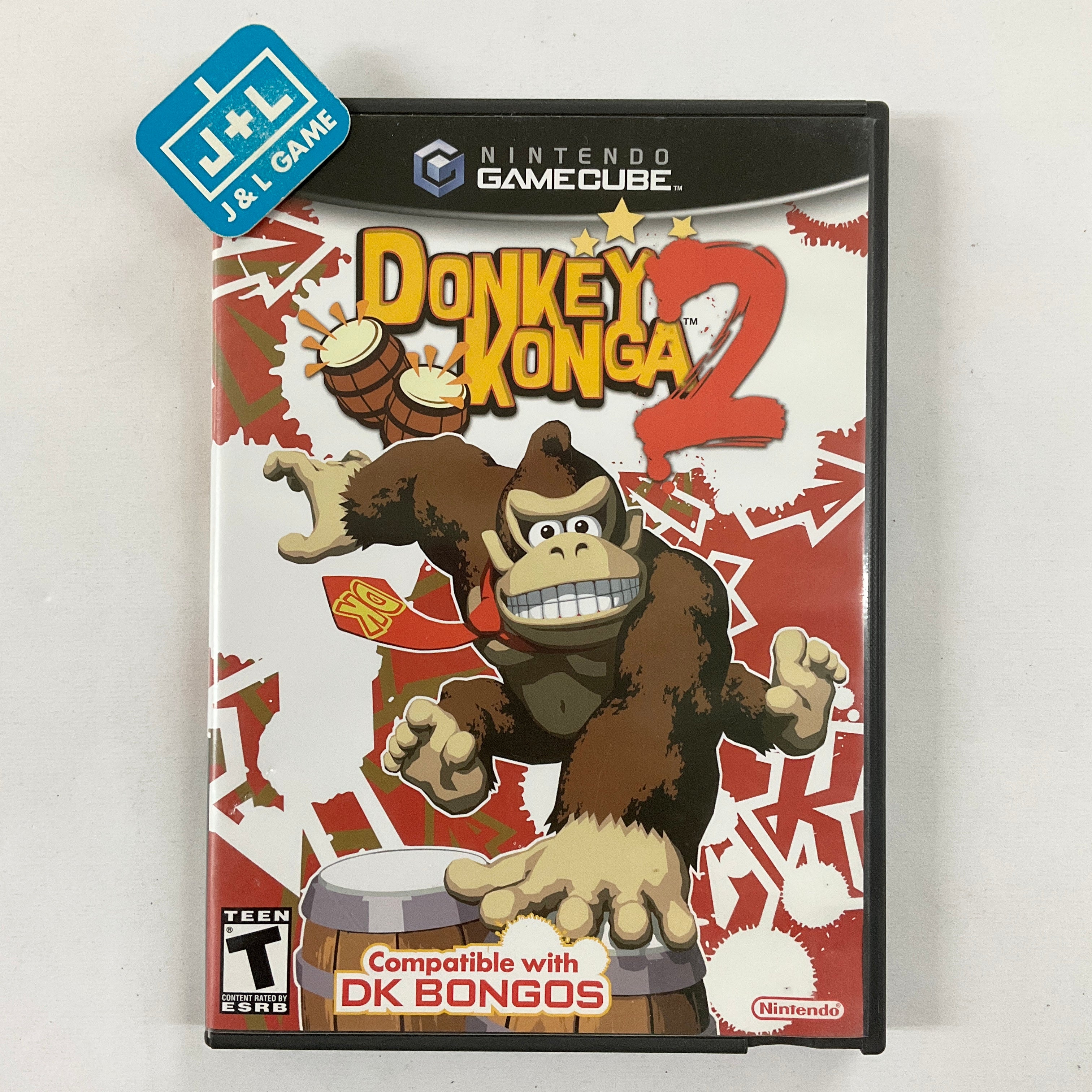 Donkey Konga 2 - (GC) GameCube [Pre-Owned] | J&L Game