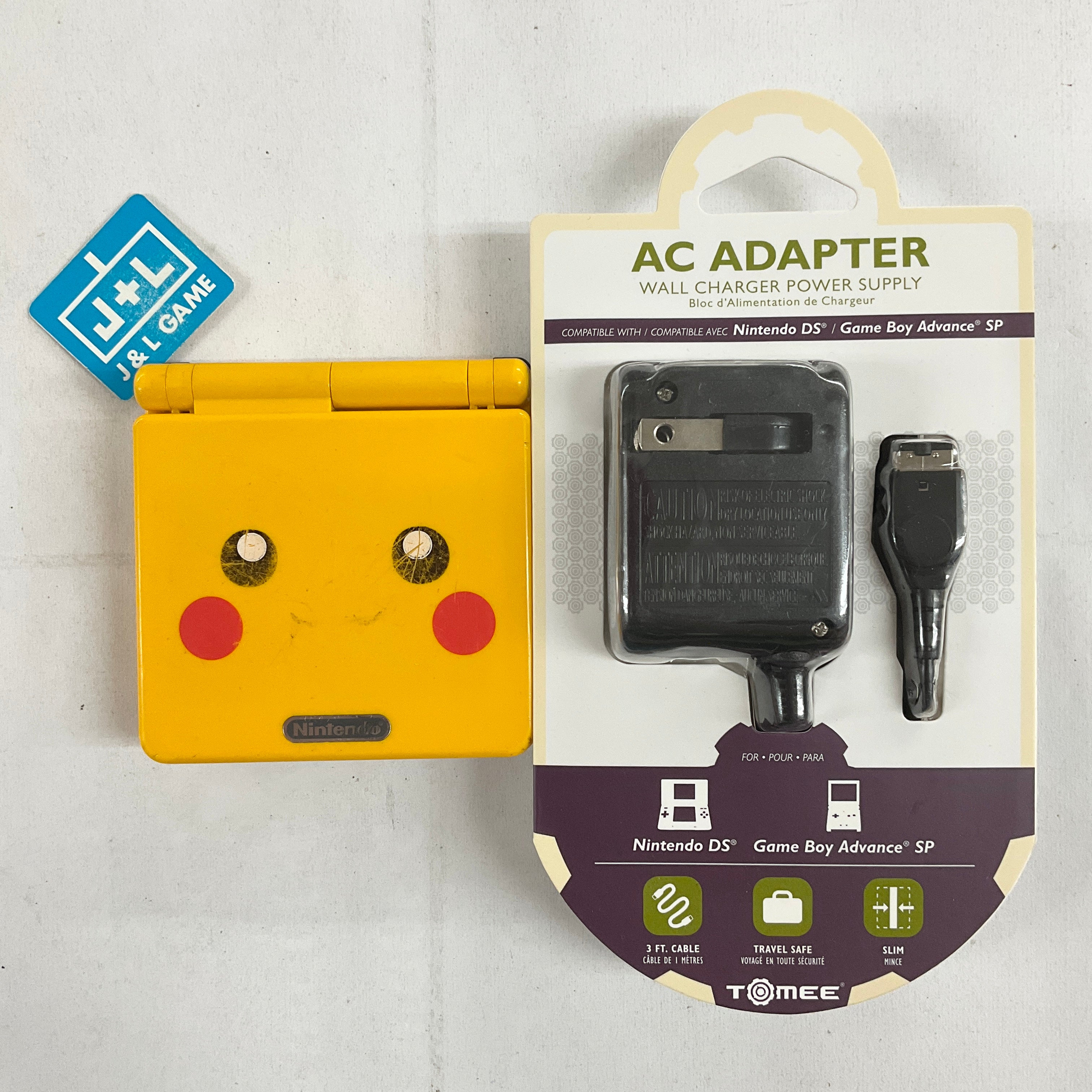 Nintendo Game Boy Advance SP Console AGS - 101 (Pikachu) - (GBA) Game ...