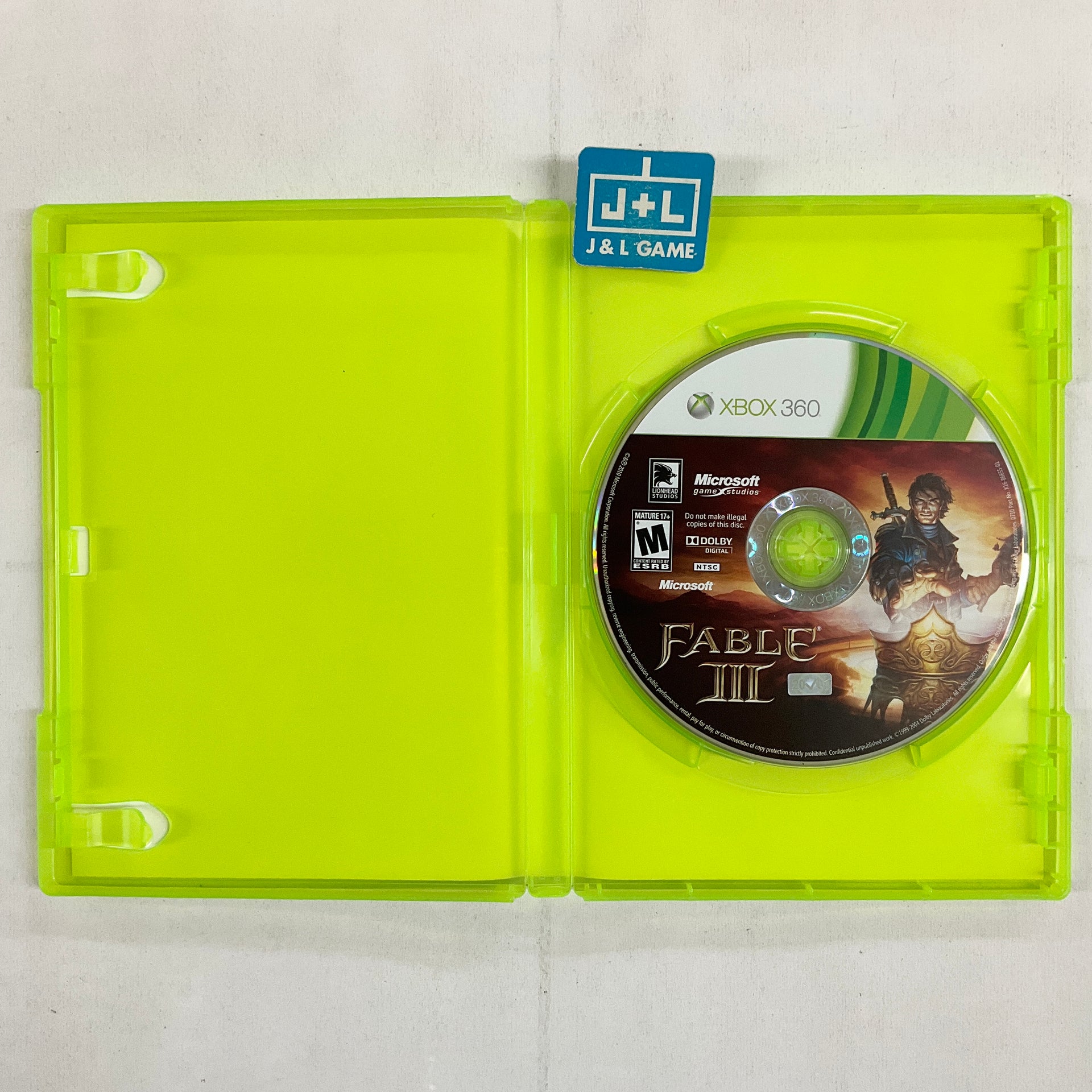 Fable III - Xbox 360 [Pre-Owned] | J&L Game