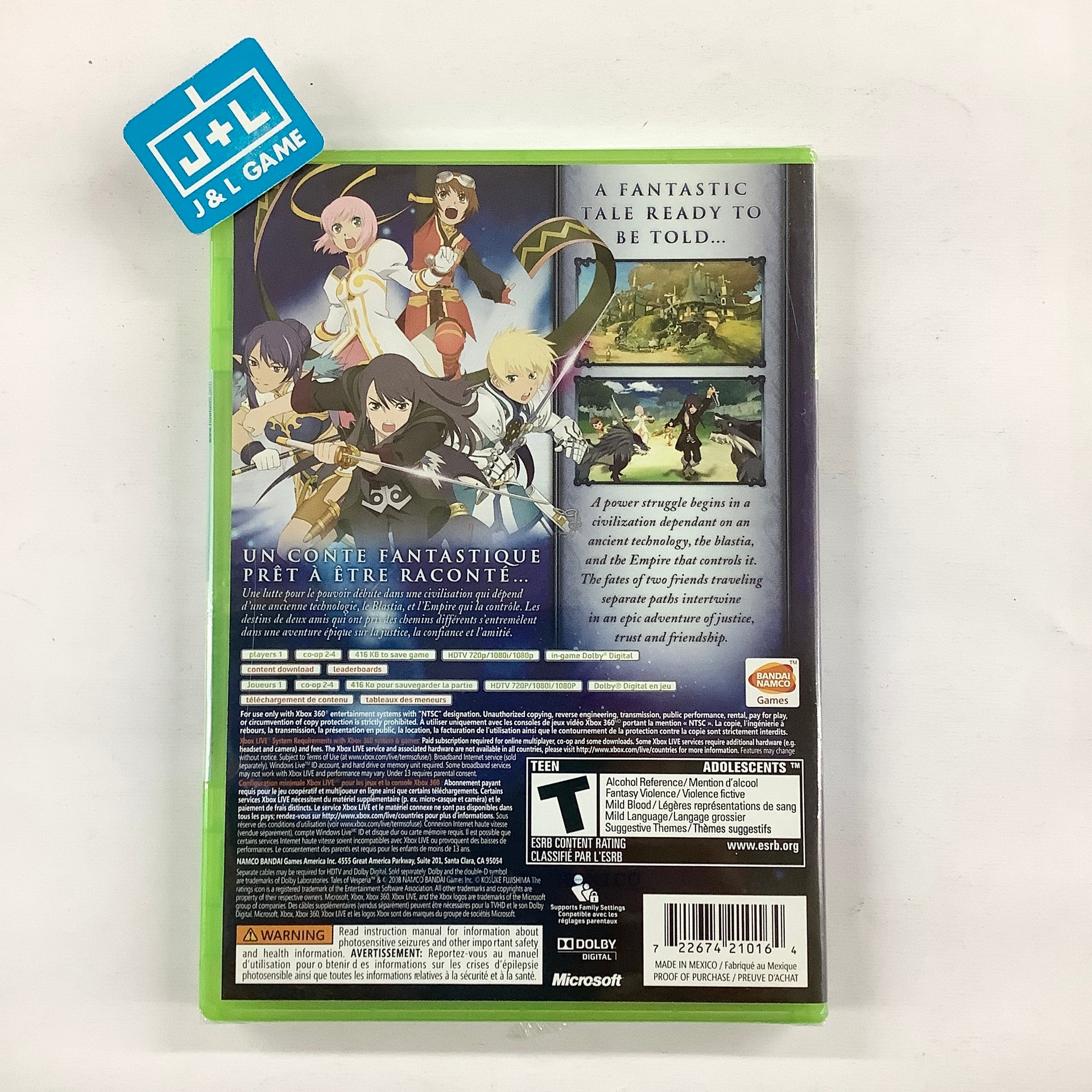 Tales of Vesperia - Xbox 360 | J&L Game