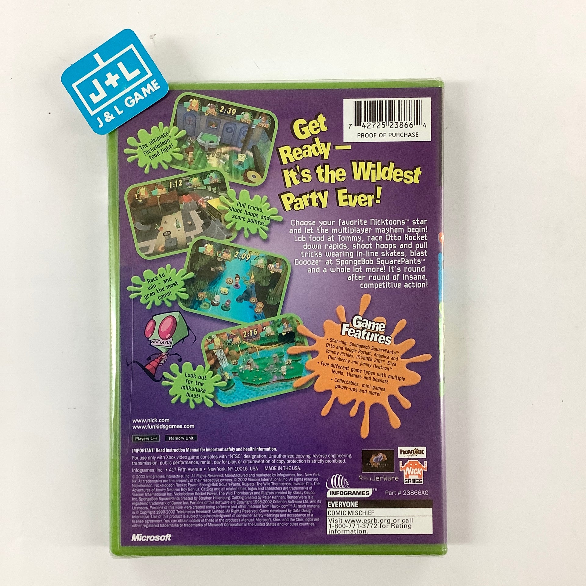 Nickelodeon Party Blast - (XB) Xbox | J&L Game
