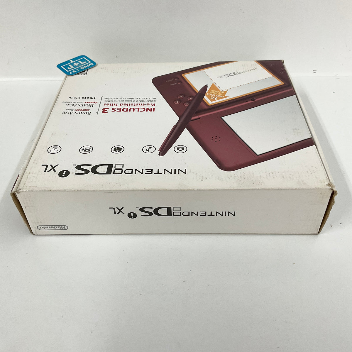 Nintendo DSi XL Console (Burgundy) - (NDS) Nintendo DS [Pre-Owned] | J ...