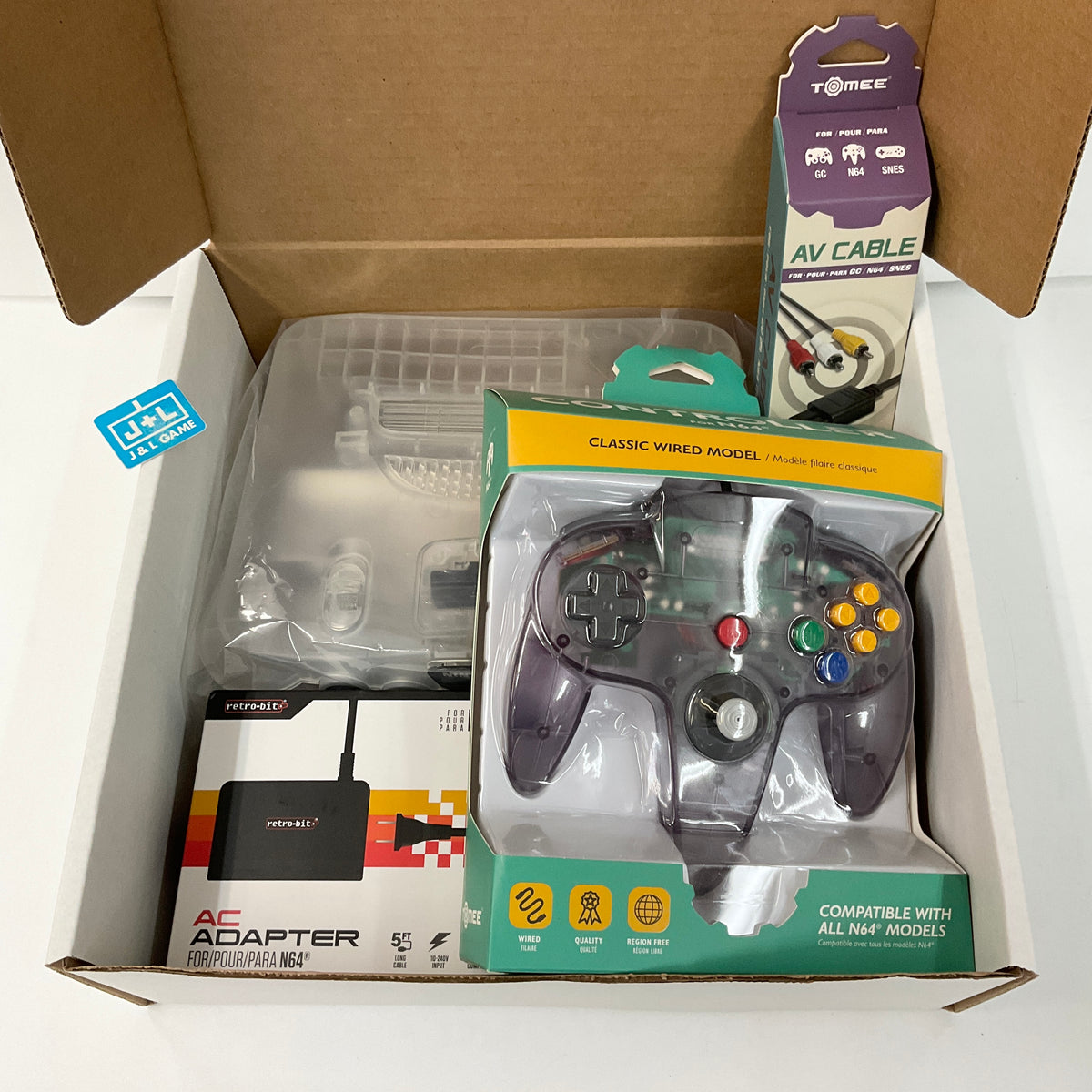 Nintendo 64 Hardware Console (Clear) - (N64) Nintendo 64 [Pre-Owned ...