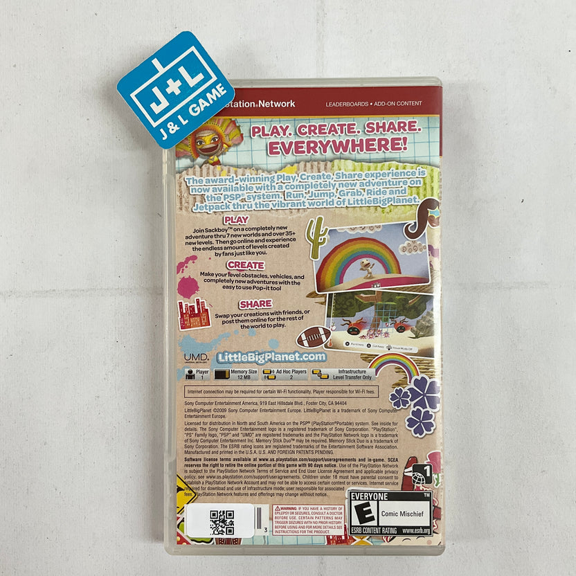 Little Big Planet (Greatest Hits) - Sony PSP [Pre-Owned] | J&L Game