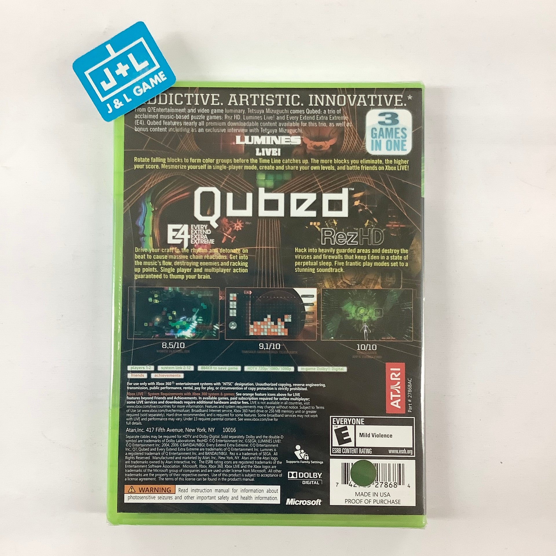 Qubed - Xbox 360 | J&L Game