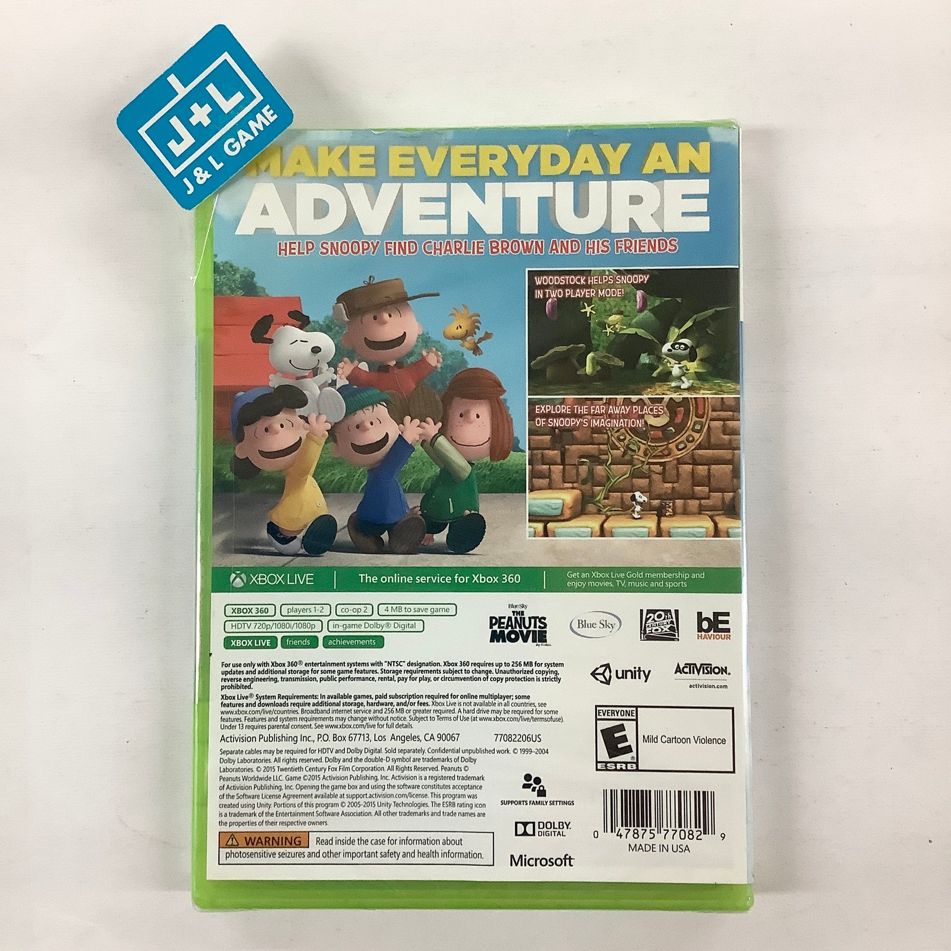 The Peanuts Movie: Snoopy's Grand Adventure - Xbox 360 | J&L Game