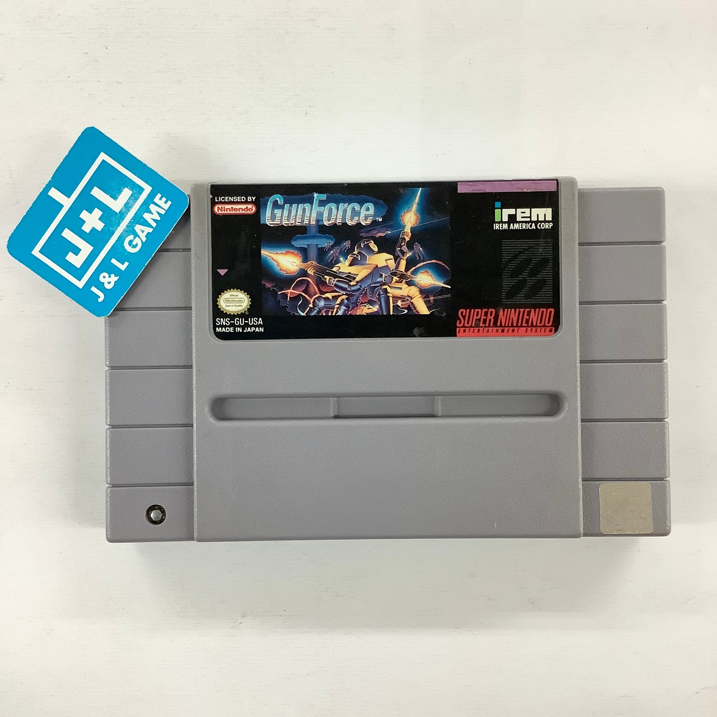 GunForce - (SNES) Super Nintendo [Pre-Owned] | J&L Game