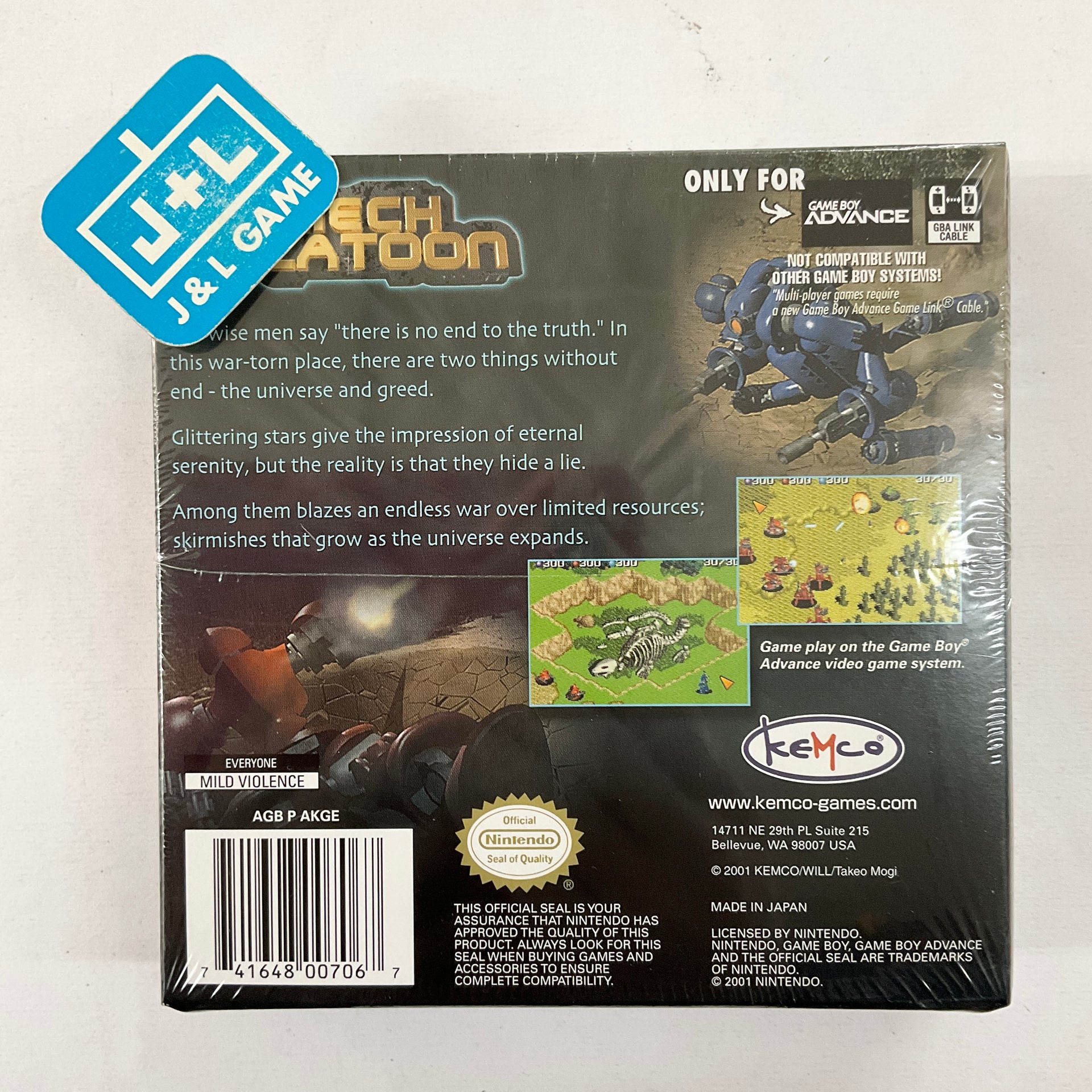 Mech Platoon - (GBA) Game Boy Advance | J&L Game