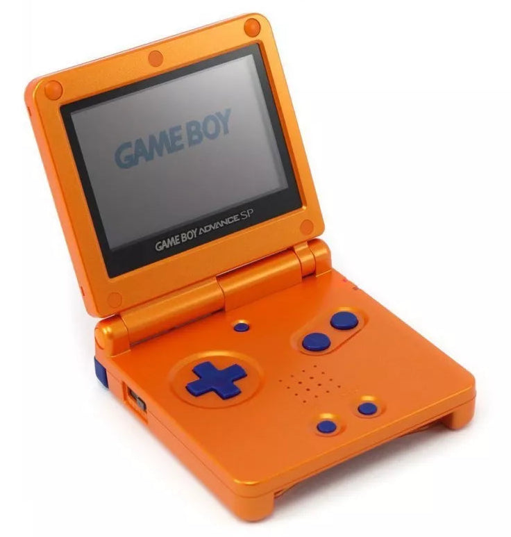 Nintendo Game Boy Advance SP Console AGS-001 (Naruto) - (GBA) Game Boy ...