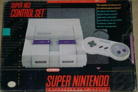 Super Nintendo Console Control Set - (SNES) Super Nintendo [Pre-Owned ...