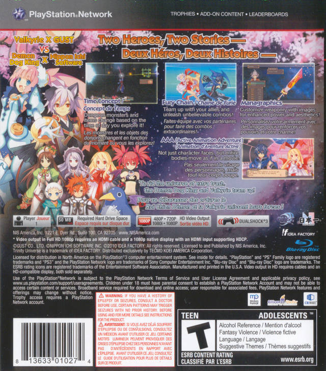 Trinity Universe - (PS3) PlayStation 3 [Pre-Owned] | J&L Game