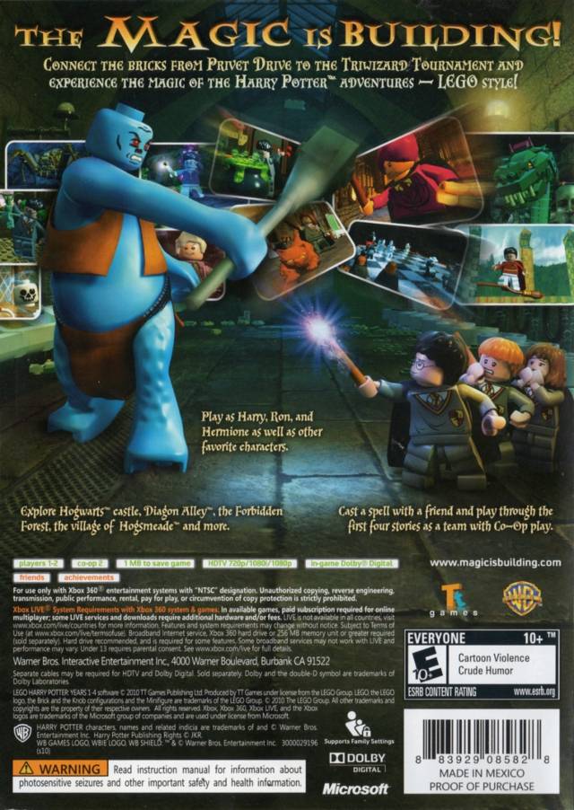 LEGO Harry Potter: Years 1-4 - Xbox 360 [Pre-Owned] | J&L Game