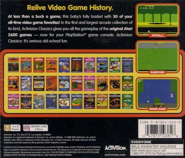 A Collection of Activision Classic Games for the Atari 2600 (Greatest ...