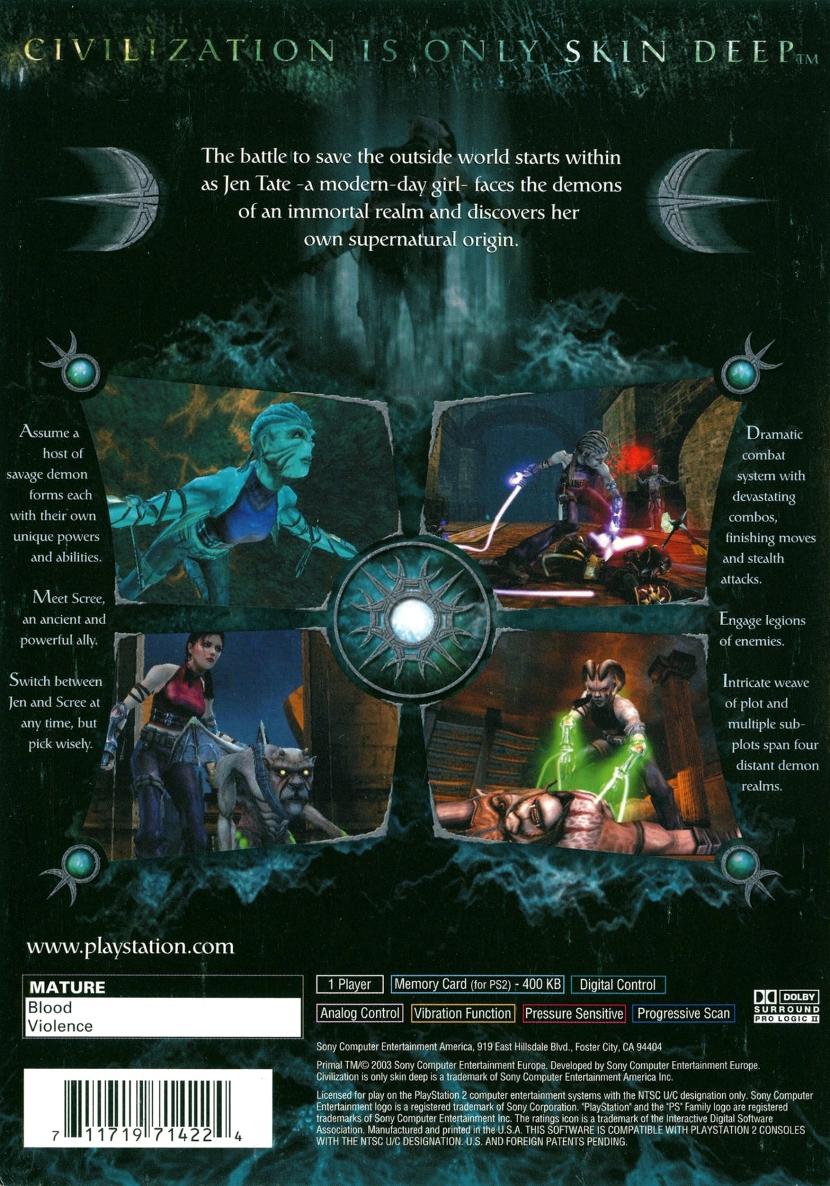 Primal - (PS2) PlayStation 2 | J&L Game