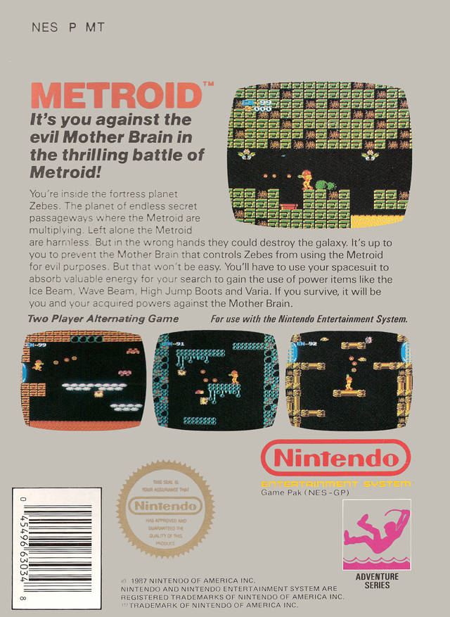 Metroid - (NES) Nintendo Entertainment System [Pre-Owned] | J&L Game