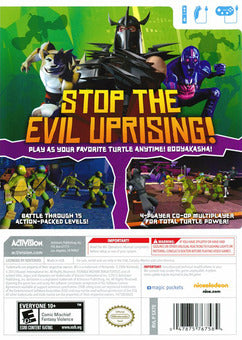 Nickelodeon Teenage Mutant Ninja Turtles - Nintendo Wii [Pre-Owned] | J ...