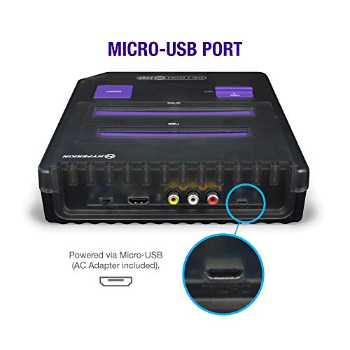 Hyperkin RetroN 2 HD Gaming Console (Space Black) - (SNES) Super Ninte ...
