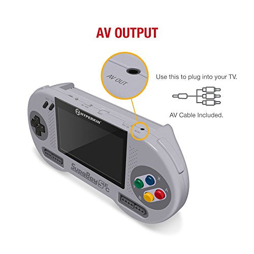 Hyperkin SupaBoy SFC Portable Pocket Console - (SNES) Super Nintendo ...