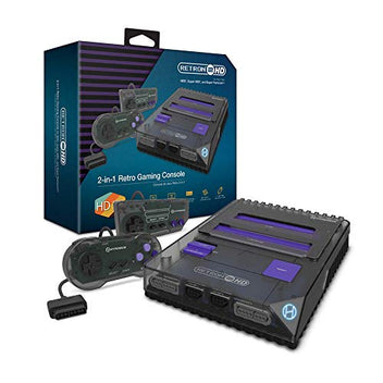 Hyperkin RetroN 2 HD Gaming Console (Space Black) - (SNES) Super Ninte ...