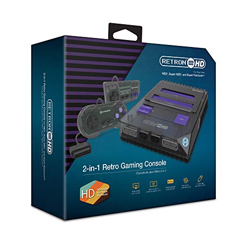 Hyperkin RetroN 2 HD Gaming Console (Space Black) - (SNES) Super Ninte ...