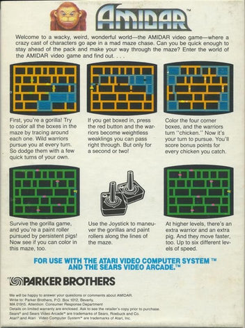 Amidar - Atari 2600 [Pre-Owned] | J&L Game