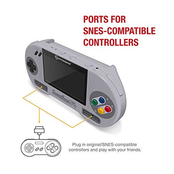Hyperkin SupaBoy SFC Portable Pocket Console - (SNES) Super Nintendo ...