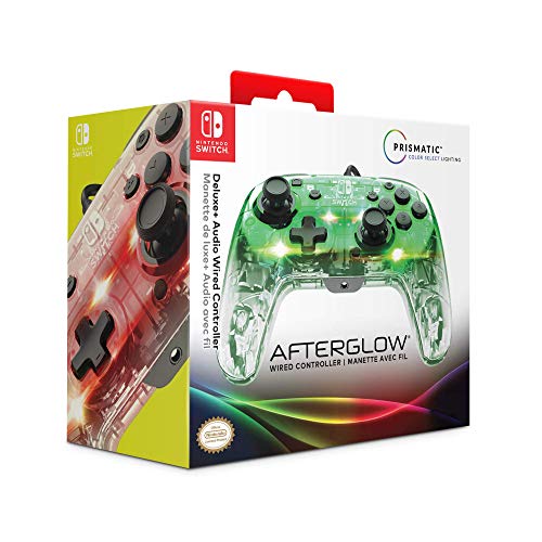 Afterglow Deluxe+ LED Wired Gaming Controller - (NSW) Nintendo Switch ...