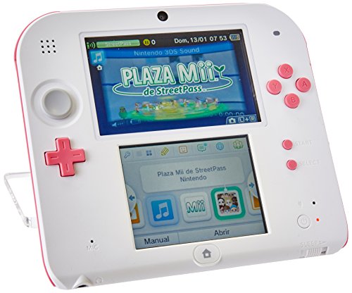 Nintendo 2DS Console (Peach Pink with Disney Magical World Carrying Ca ...