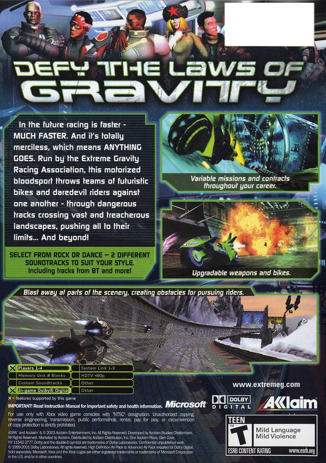 XGRA: Extreme-G Racing Association - Xbox | J&L Game