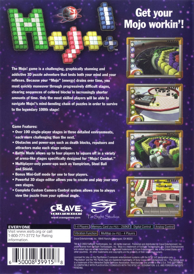 Mojo! - (PS2) PlayStation 2 [Pre-Owned] – J&L Video Games New York City