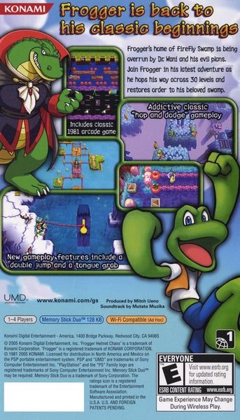 Frogger Helmet Chaos - PSP – J&L Video Games New York City