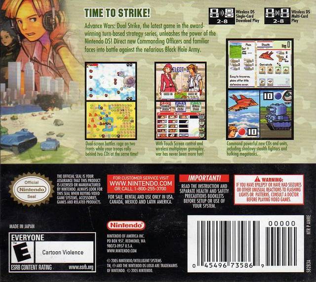 Advance Wars Dual Strike - (NDS) Nintendo DS [Pre-Owned] | J&L Game