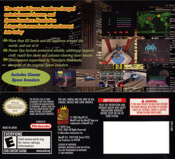 Space Invaders Revolution - (NDS) Nintendo DS – J&L Video Games New ...