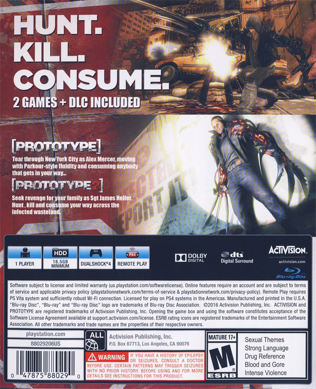 Prototype Biohazard Bundle - (PS4) PlayStation 4 [Pre-Owned] | J&L Game