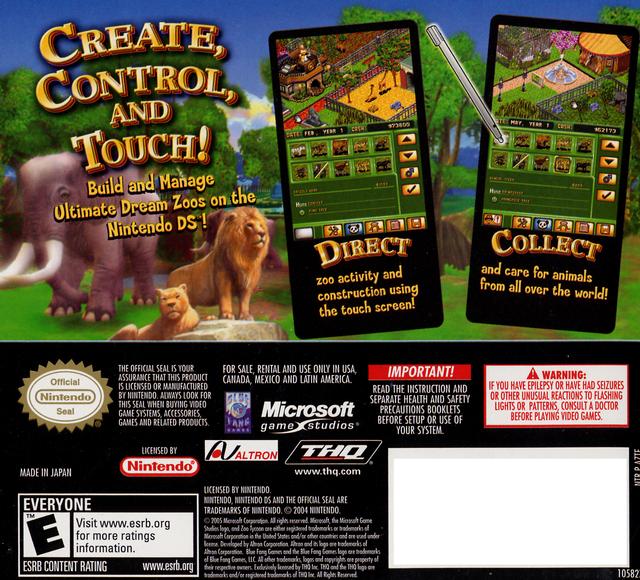 Zoo Tycoon DS - (NDS) Nintendo DS [Pre-Owned] | J&L Game