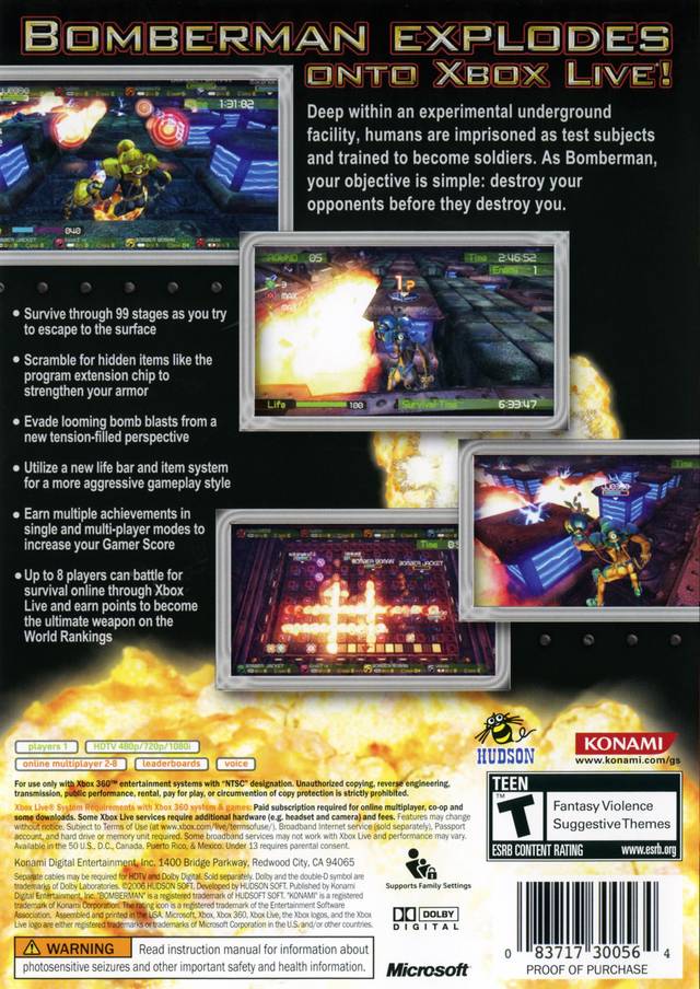 Bomberman: Act Zero - Xbox 360 | J&L Game