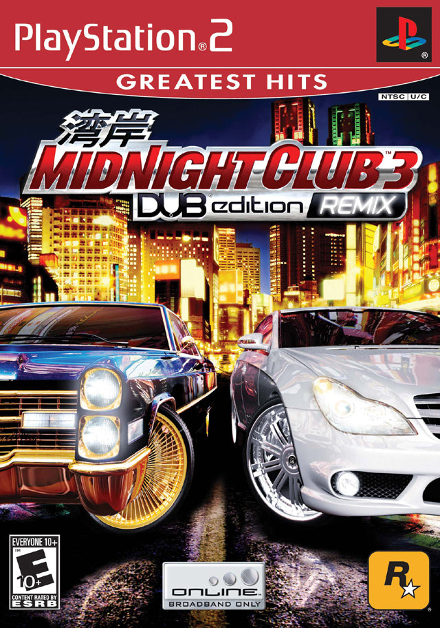 Midnight Club 3: DUB Edition Remix (Greatest Hits) - (PS2) PlayStation ...