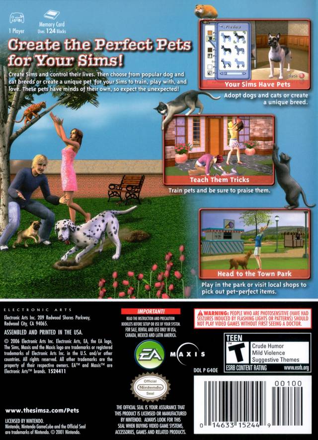 The Sims 2: Pets - (GC) GameCube | J&L Game