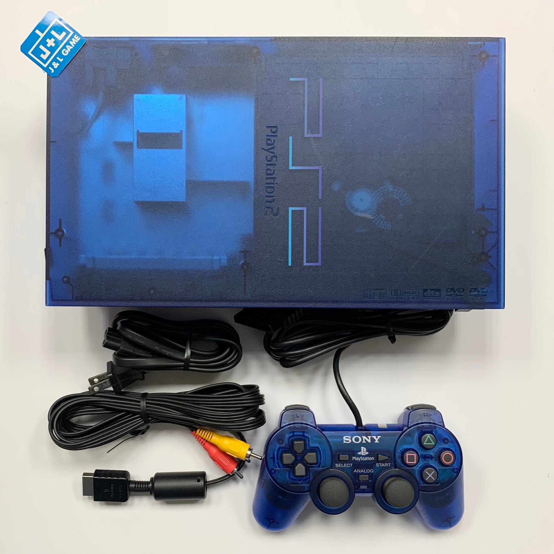Sony PlayStation 2 Console (Ocean Blue) - (PS2) Playstation 2 [Pre-Own ...