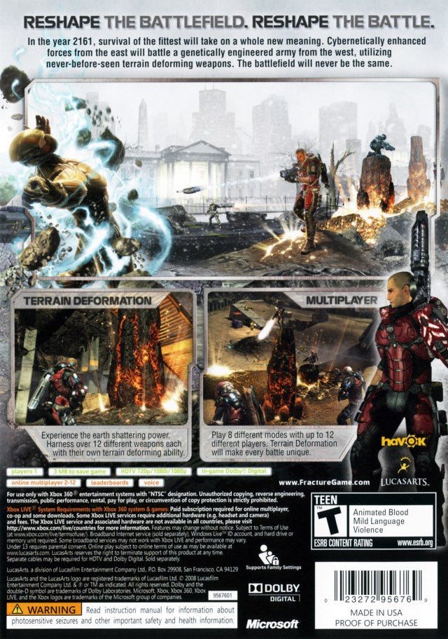 Fracture xbox 360 store
