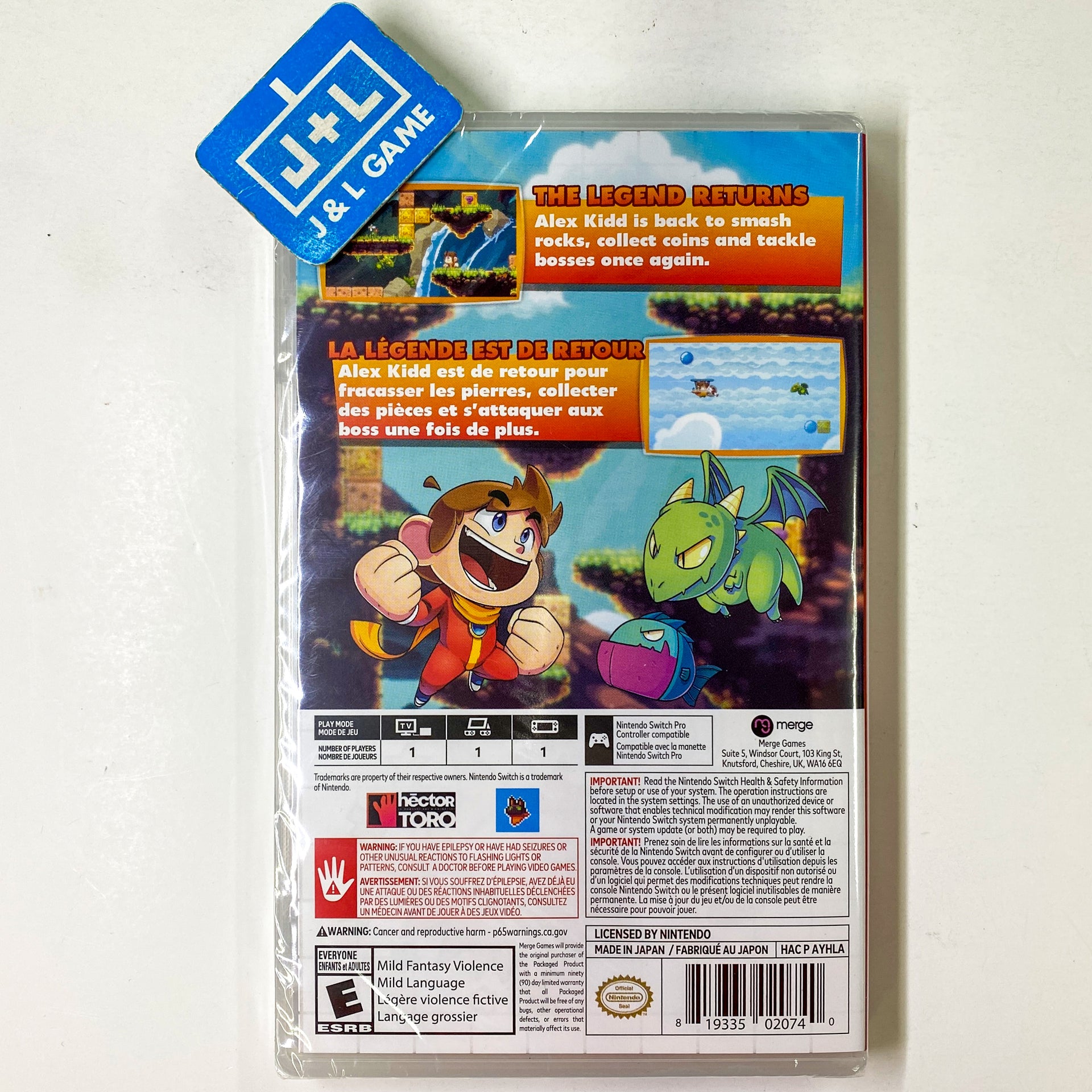 Alex Kidd In Miracle World DX - (NSW) Nintendo Switch | J&L Game