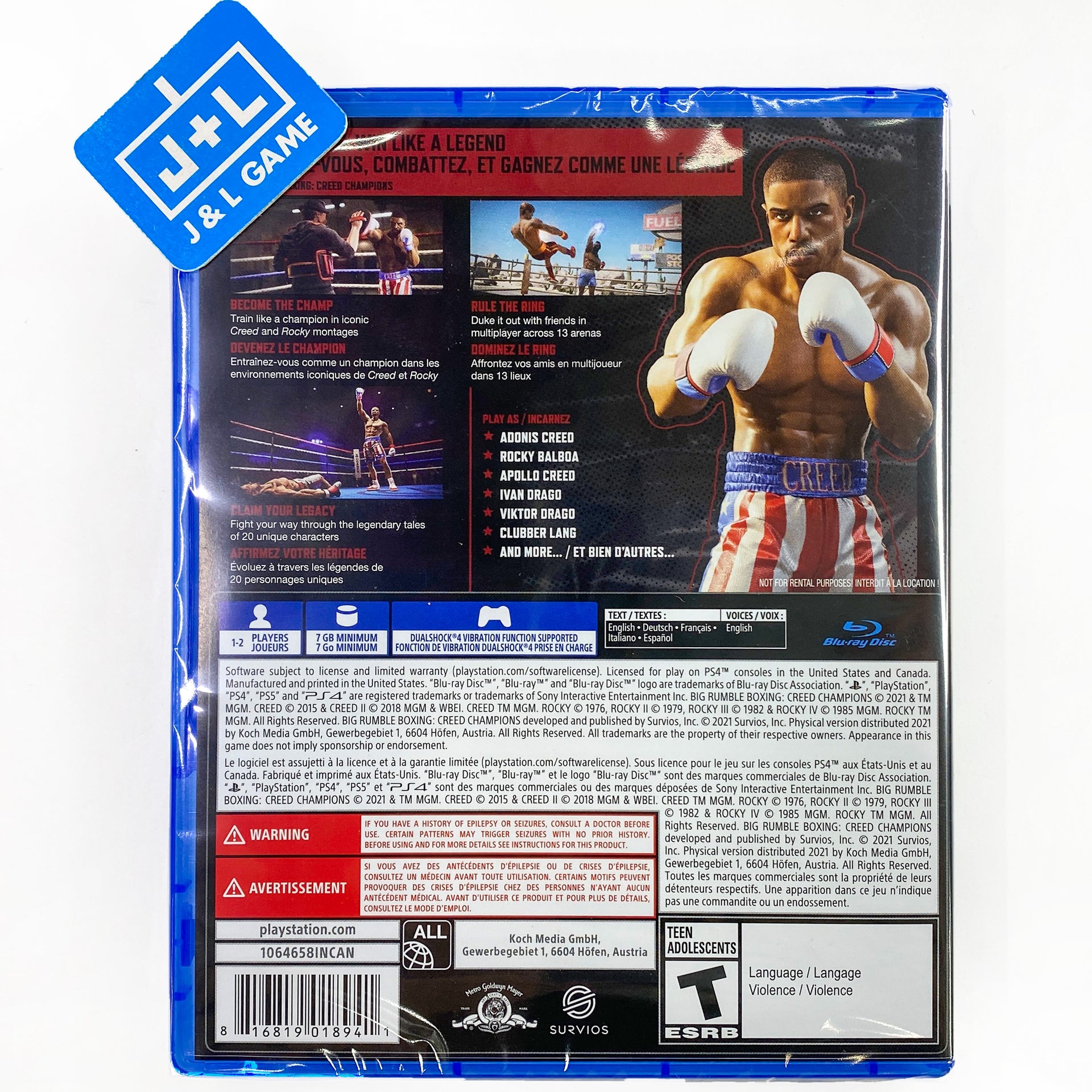 Big Rumble Boxing: Creed Champions - (PS4) PlayStation 4 | J&L Game