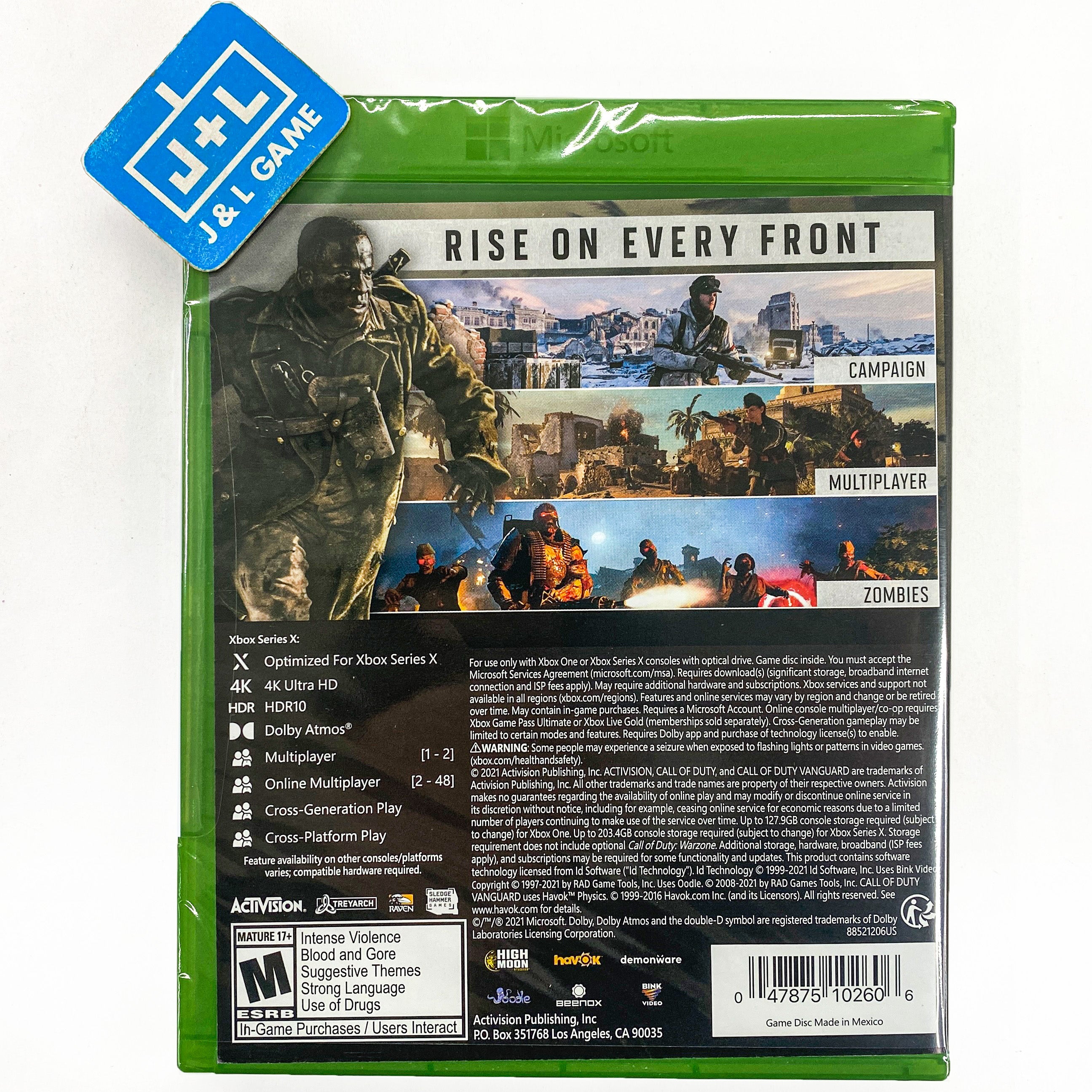 Call of Duty: Vanguard - (XSX) Xbox Series X | J&L Game