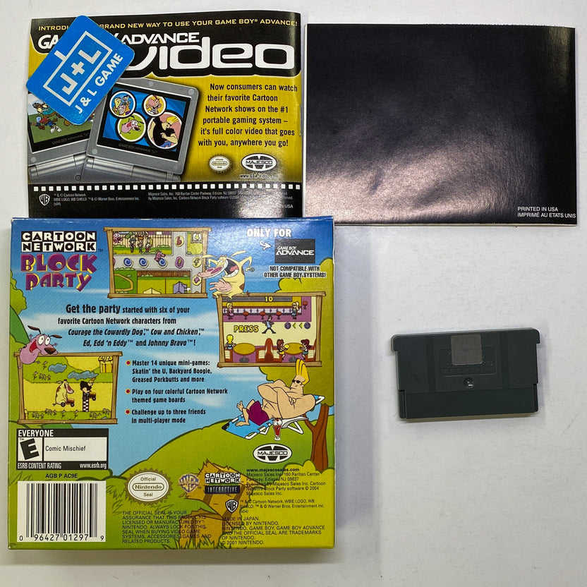 Cartoon Network Block Party - (GBA) Game Boy Advance [Pre-Owned] | J&L Game