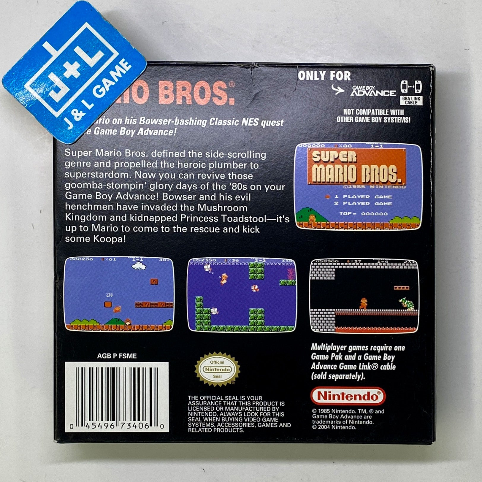 Classic NES Series: Super Mario Bros. - (GBA) Game Boy Advance [Pre-Ow ...