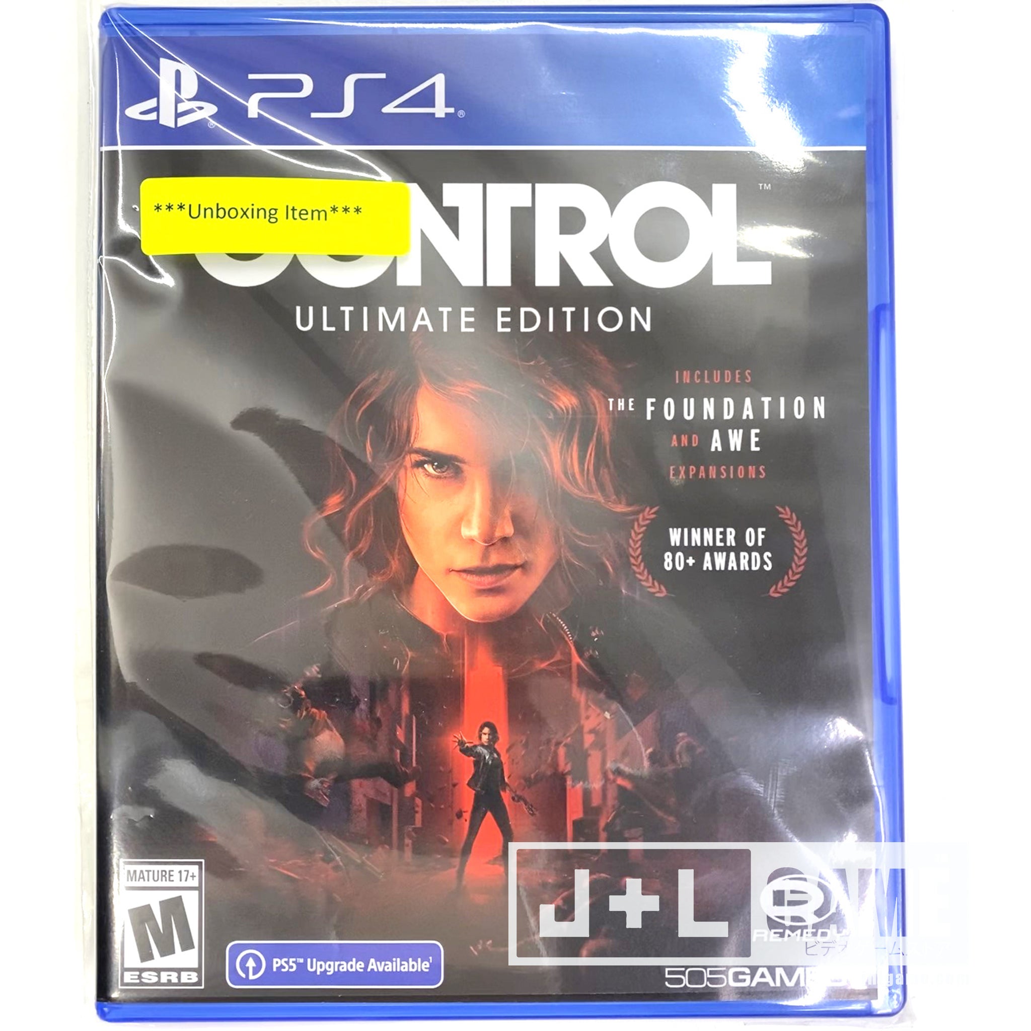 Control: Ultimate Edition - (PS4) PlayStation 4 [UNBOXING] – J&L Video ...